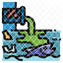 water icon, pollution icon, sewer icon, waste icon, factory icon, toxic ...