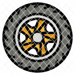 wheel icon, car icon, ev icon, electric icon, tire icon