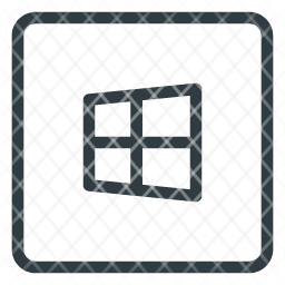 windowsbutton icon, keyboard icon, type icon