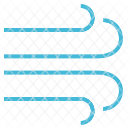 windy icon, gusty icon, wind icon, blustery icon