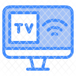 wireless icon, smart icon, tv icon, monitor icon, television icon ...