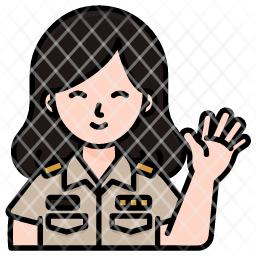 woman icon, hello icon, hand icon, gesture icon, officer icon, teacher ...