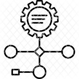 workflow icon, diagram icon, flowchart icon, business icon, management icon