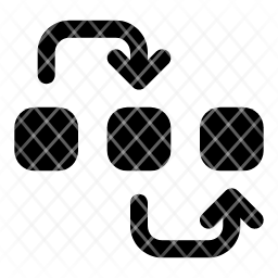 workflow icon, shape icon, square icon, flow icon, structure icon ...