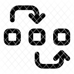 workflow icon, shape icon, square icon, flow icon, structure icon ...