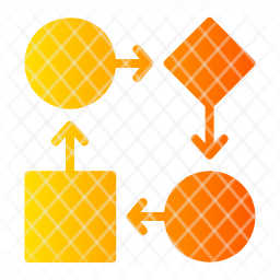 workflow icon, work icon, organization icon, schemes icon, classify ...