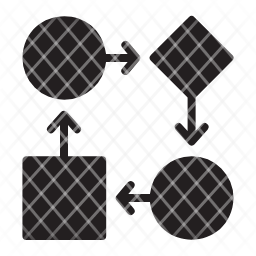 workflow icon, work icon, organization icon, schemes icon, classify ...