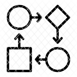 workflow icon, work icon, organization icon, schemes icon, classify ...