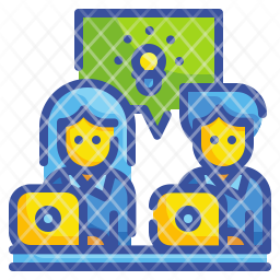 working icon, team icon, group icon, partner icon, network icon, idea ...