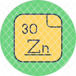 zinc icon, periodic icon, table icon, chemistry icon, atom icon, atomic ...